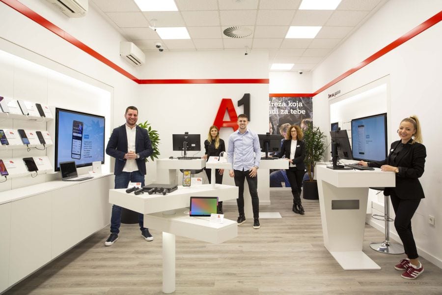 Novi A1 virtualni shop otvoren u Splitu - Ja TRGOVAC