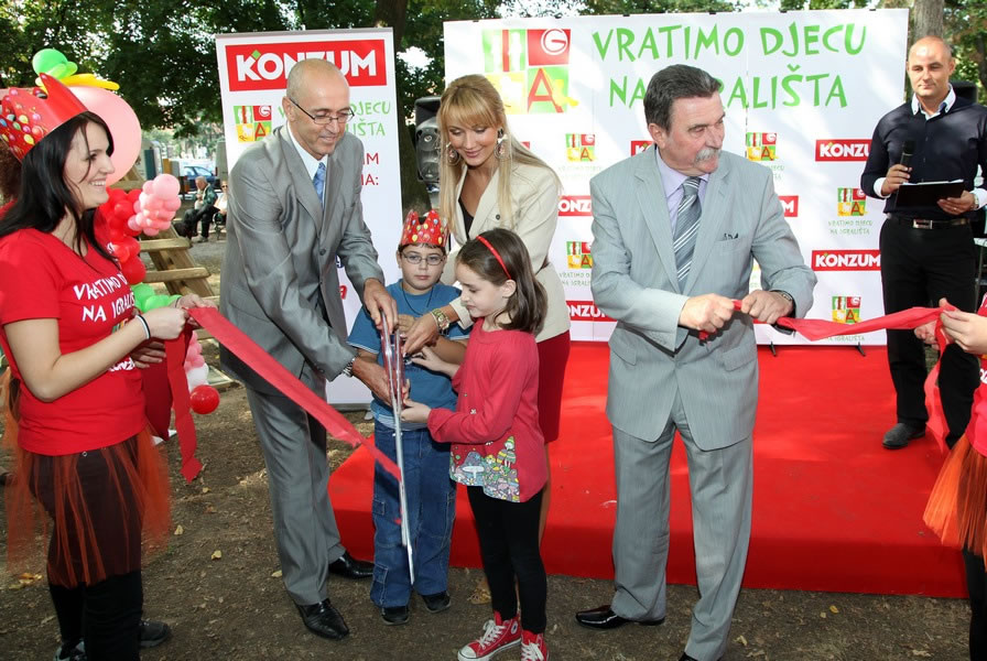 Konzum otvorio novo dječje igralište u Varaždinu - Ja TRGOVAC